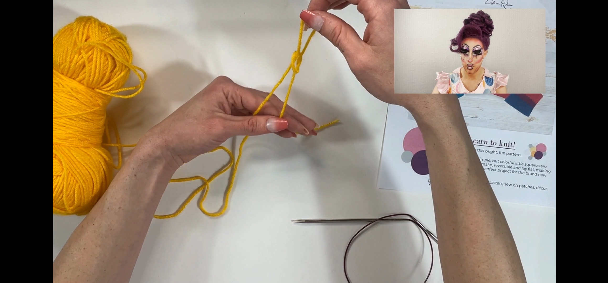 How to Make a Slipknot for Beginner Knitters: Easy Steps ...